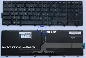 Phím laptop thường thay bàn phím laptop có đèn led được không?